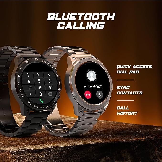 Fire-Boltt Dagger Luxe 1.43" Super AMOLED Display Luxury Smartwatch ...